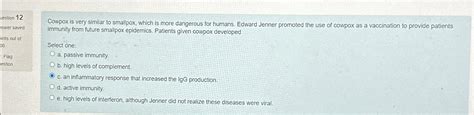 Solved Cowpox Is Very Similar To Smallpox Which Is More