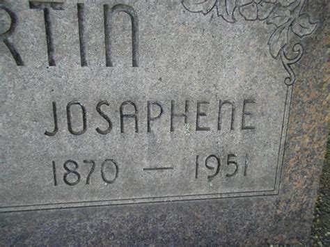 Emily Josaphene “josie” Cheatum Martin 1870 1951 Mémorial Find A Grave