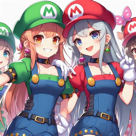 Super Mario Girls By Nagisa0815 On Deviantart