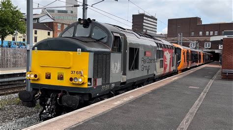 Rog Class 37 611 With 537s To Oxley Md Youtube