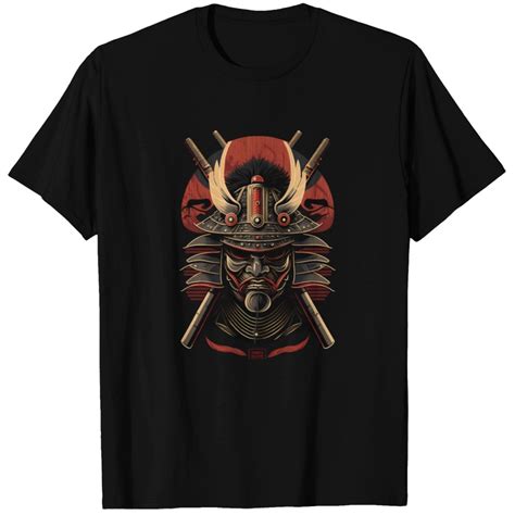 Retro Samurai Traditional Japanese Warrior Katana T Shirts Id