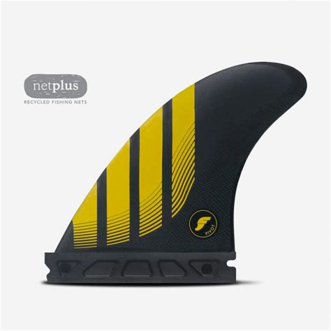 P4 Alpha Series Carbon Yellow Thruster Set Size S Futures