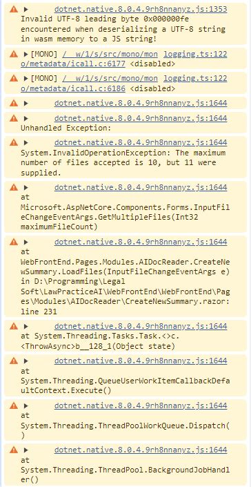 inputfile maximum file amount in blazor microsoft qanda