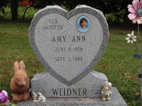 Amy Ann Weidner 1979 1989 Find A Grave Memorial