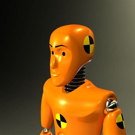 Crash Test Dummy 3d Model 99 Obj Ma Free3d