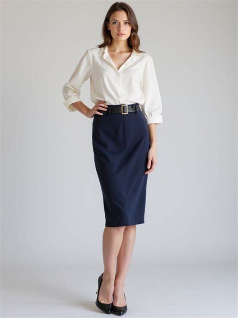 15 Office Skirt Outfits Women Trust For Power Looks
