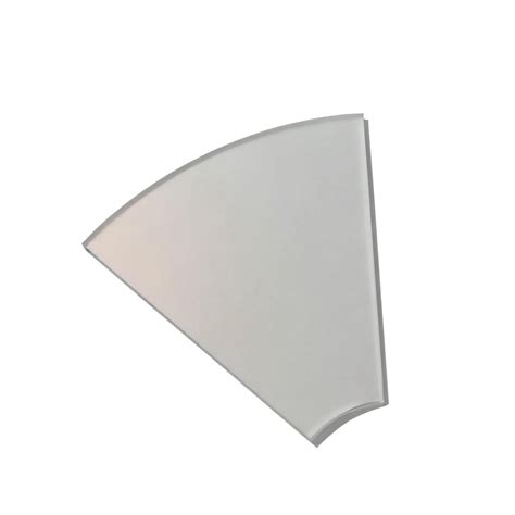 Sector Shaped Precision Optical Diffuser