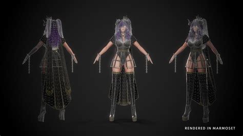 Dark Princess Modular Character