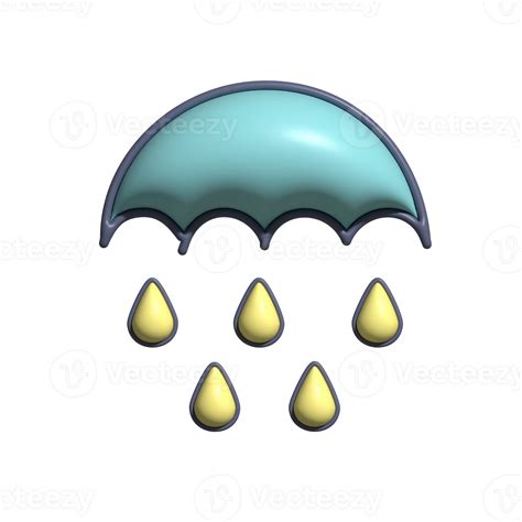 3d Render Of Light Rain Icon Gentle Weather Cloud Drizzle And Soft Rainfall Symbol 62434969 Png