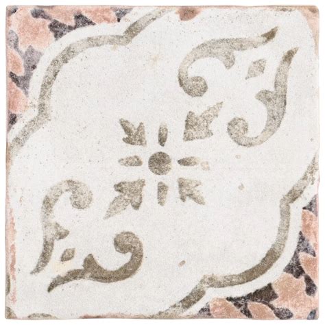 Paula Purroy Como Portina Terracotta Gold 5x5 Matte Ceramic Tile