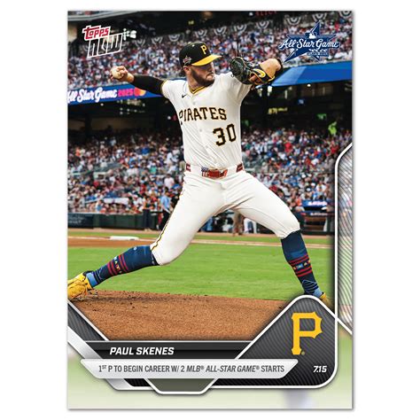 Paul Skenes 2025 Mlb Topps Now® Card 428 Look For Auto Pr 6406