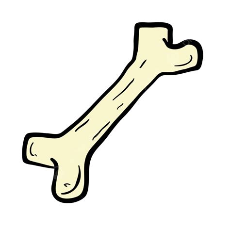 Freehand Drawn Cartoon Bone Crazy Objects Cute Vector Crazy Objects Cute Png And Vector With