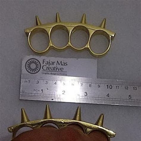 Jual Brass Knuckle Duri Runcing Praktis Dijual Satuan Jakarta Barat