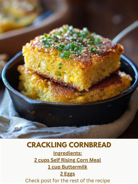 Crackling Cornbread A Southern Classic With A Crispy Twist Infloin
