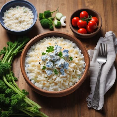Arroz Cremoso Con Queso Azul Mr Cook