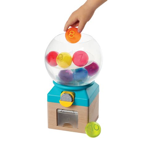 Rainbow Gumballs Counting Gumball Machine B Toys