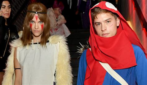 Dylan Sprouse And Barbara Palvin Dress As ‘princess Mononoke Characters