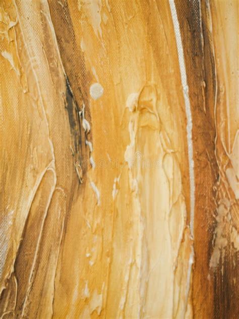 Warm Color Brush Strokes Abstract Art Texture Stock Illustration