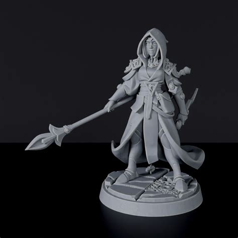 Human Female Sorcerer Human Wizard Fantasy Miniatures Rpg Games