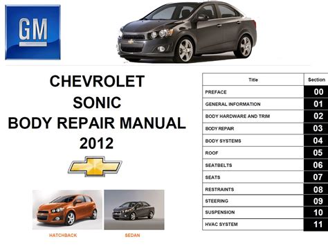 Gm Sonic Body Repair Manual