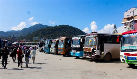 Photo Feature Gongabu Bus Park Remains Less Crowded This Dashain