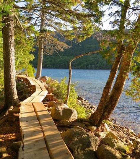 Acadia National Park Jordan Pond Path