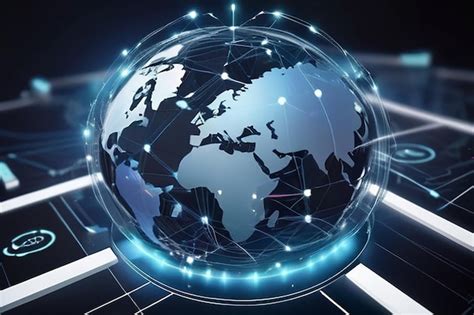Premium Photo Abstract World Technology Concept Background Image