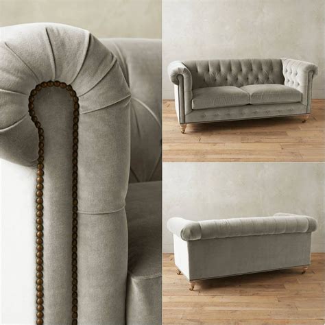 Gray Nailhead Sofa Love Home Design Ideas