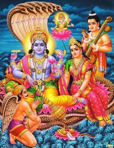 Vishnu Is The Preserver In The Hindu Triad Trimurti That Includes