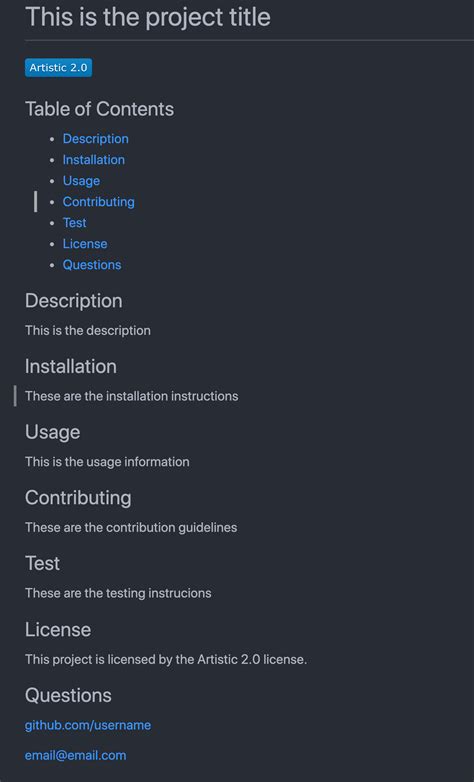 Github Bkrendan12readme Generator