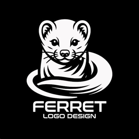 Ferret Vector Logo Design Premium Ai Generated Vector