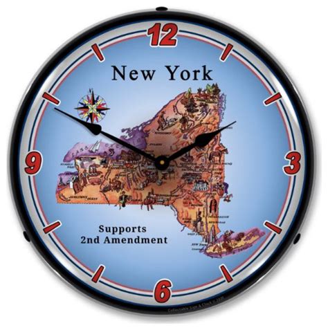 N20031055 New York Supports The 2nd Amendment Clock