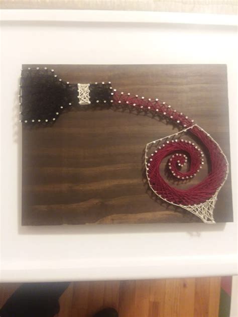 Wine Swirl String Art Pattern Bottle Pouring Wine Into Glass Diy Art Filaire Bricolage