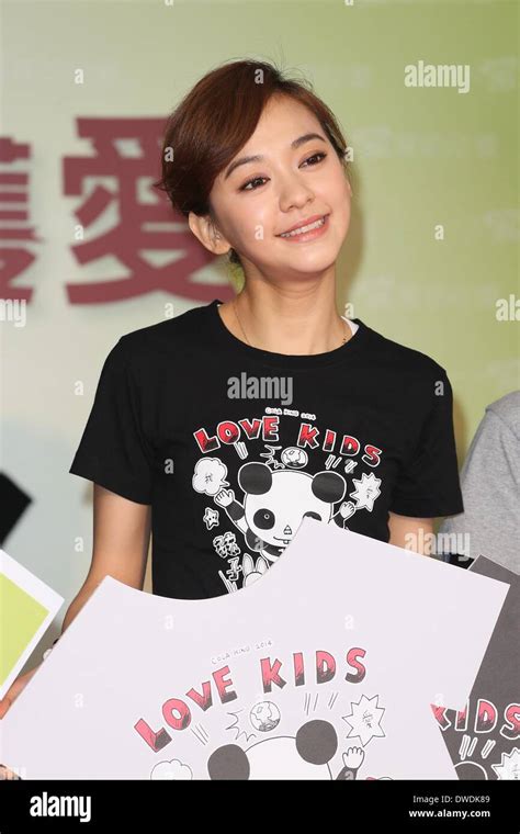 Taipei China 4th Mar 2014 Actress Ivy Chen Attends Public Activity