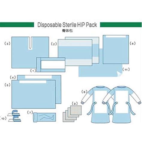 Disposable Sterile Surgical Hip Pack Set