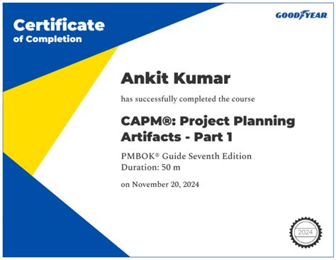 Capm® Project Planning Artifacts Part 1 Pdf