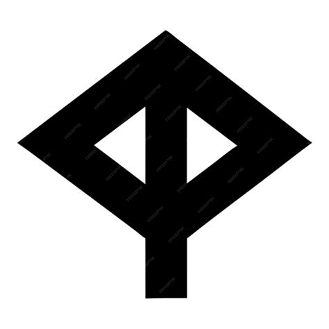 Premium Vector A Black Symbol With An Arrow Pointing To The Left