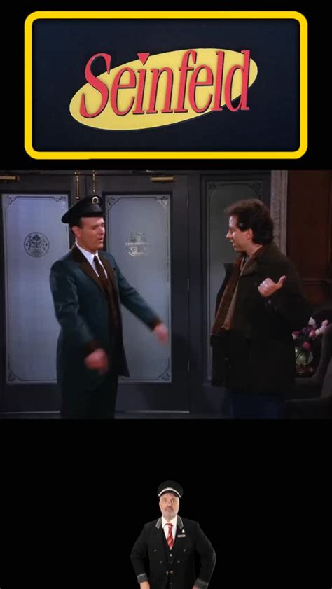 Seinfeld The Doorman An Enraging Middle Aged Door Holder Frightens Jerry And Ruins A Nice