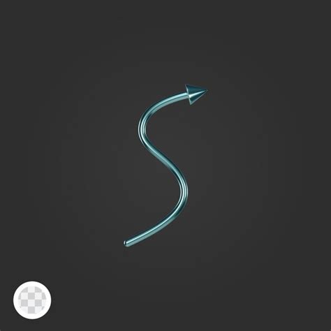 Premium Psd 3d Bend Arrow