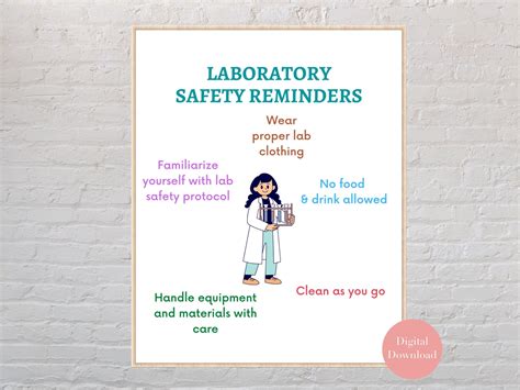 Lab Safety Poster Assignment At Marco Kennedy Blog