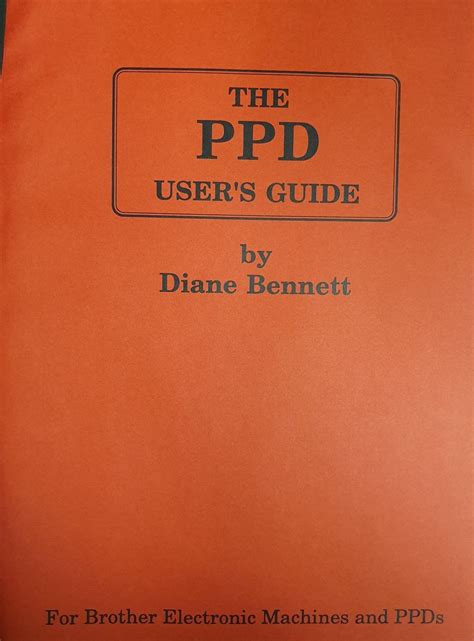The Ppd Users Guide Diane Bennett Etsy Uk
