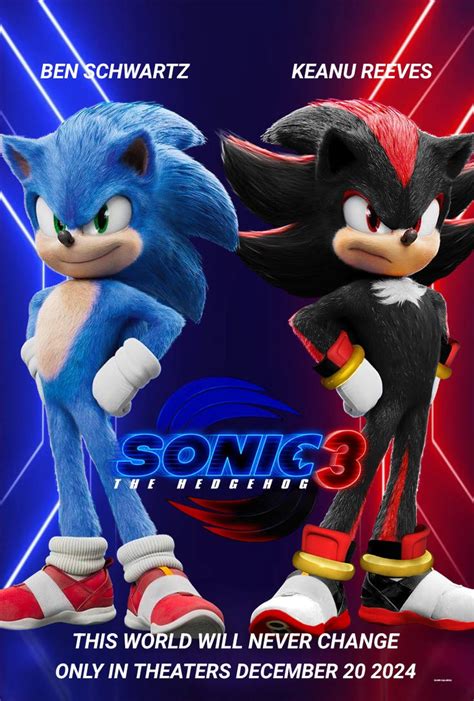 Sonic The Hedgehog 3 Movie Poster By Fabri8904 On Deviantart