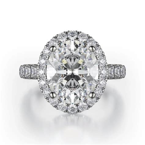 110ctw Diamond Oval Engagement Ring Gundersons Jewelers