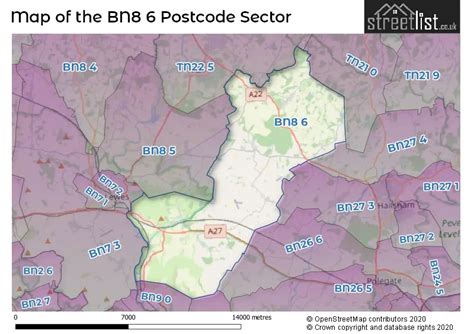 Bn8 6 Postcode Sector Your Complete Guide Streetlist