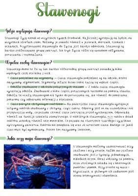 Ile Par Odnóży Mają Pajęczaki Przykłady I Znaczenie Pajęczaków Biologia Jako Pdf Knowunity