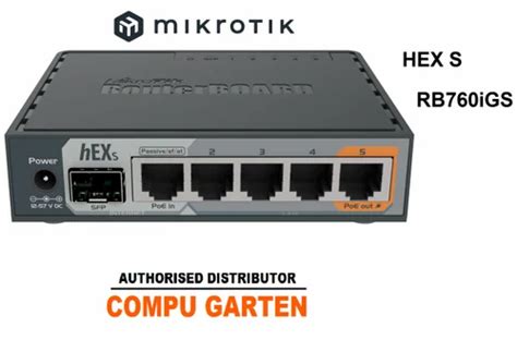 Mikrotik Hex S Gigabit Ethernet Router For Industrial At Rs 6600 In Indore