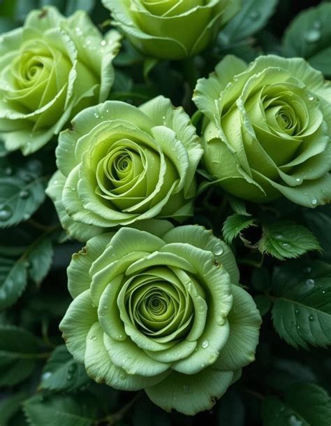 White Rose With Green Green And White Roses Aesthetic Rose Flower
