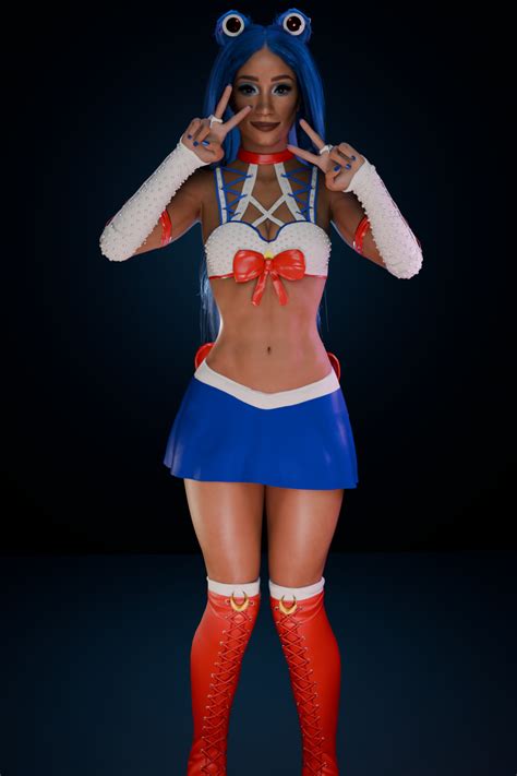 Rule 34 1girls 3d Abs Aew Blender Blender Software Blue Hair Dark