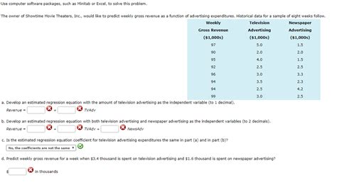 Solved Use computer software packages, such as Minitab or | Chegg.com