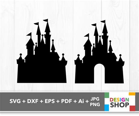 Disney Castle Logo Vector At Collection Of Disney